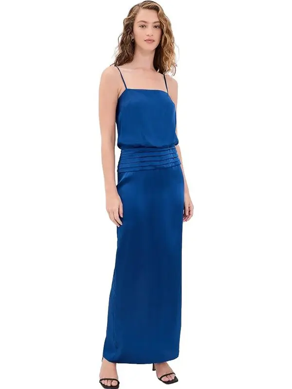 REFORMATION Ofelia Silk Maxi Dress - Caspian
