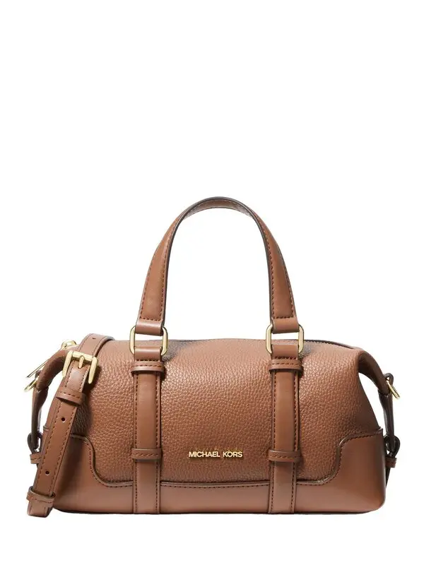 Michael Kors Teddi Extra-small Textured Slouchy Crossbody Bag - Brown