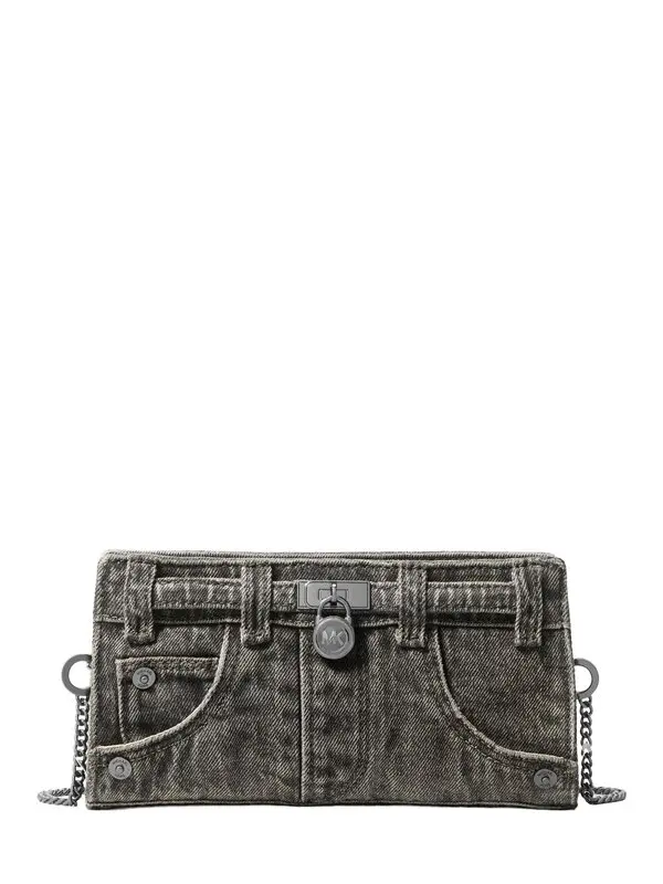 Michael Kors Hamilton Moderne Convertible Crossbody Bag - Grey