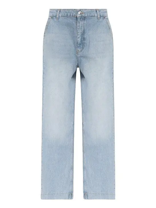 ROTATE BY BIRGER CHRISTENSEN Straight Leg Jeans - Blue