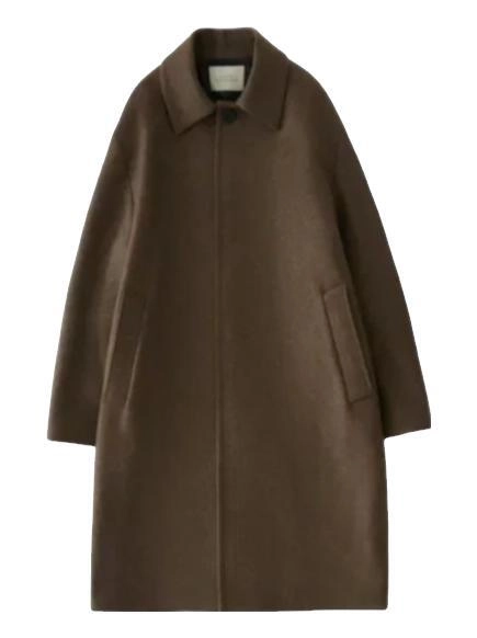 Studio Nicholson Logo Coat - Brown