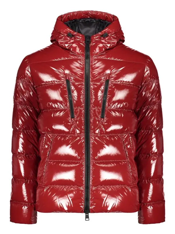 Herno Hooded Down Jacket - Red