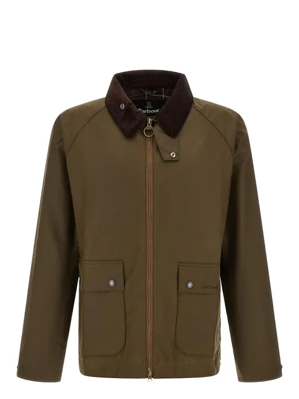 Barbour Bedale Short Waxed Jacket - Brown