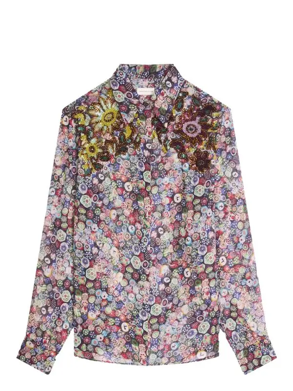 Dries Van Noten Long-sleeved Printed Shirt - Multi