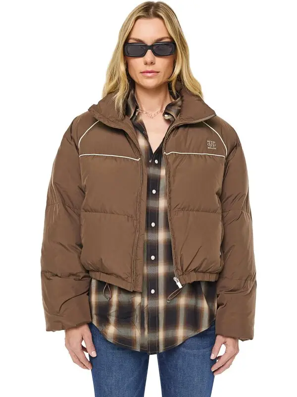 Eterne Terne Down Puffer Jacket - Brown