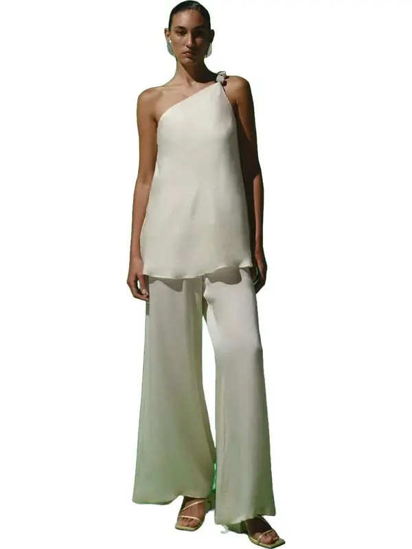 BAOBAB Ferrat Pants Wide Leg - Ivory