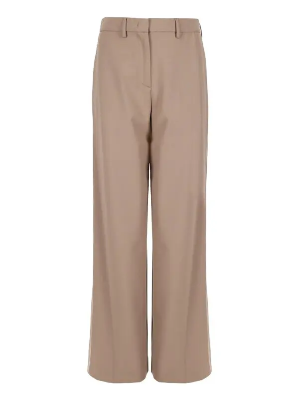 Fabiana Filippi Wide Leg Trousers - Beige