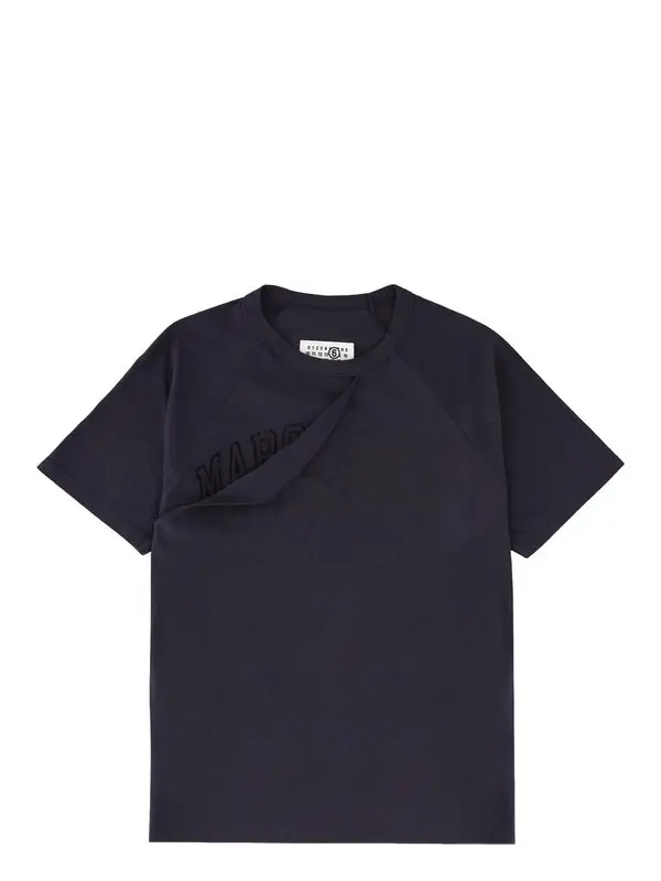 MAISON MARGIELA Paneled T-shirt - Blue