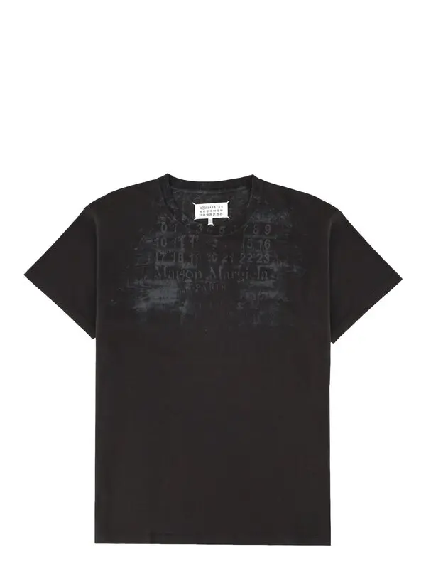 MAISON MARGIELA Graphic Print T-shirt - Black