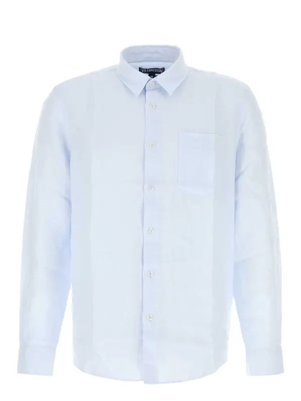 Vilebrequin Classic Linen Shirt - Light Blue