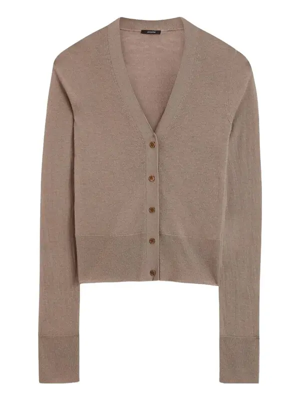 JOSEPH Cashair Cardigan - Escargot