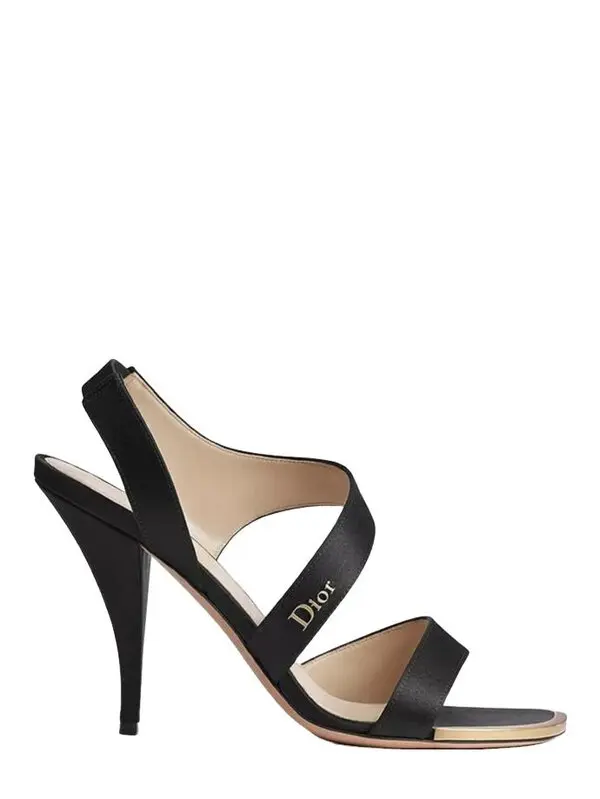 Dior Diorama Heeled Sandal - Black