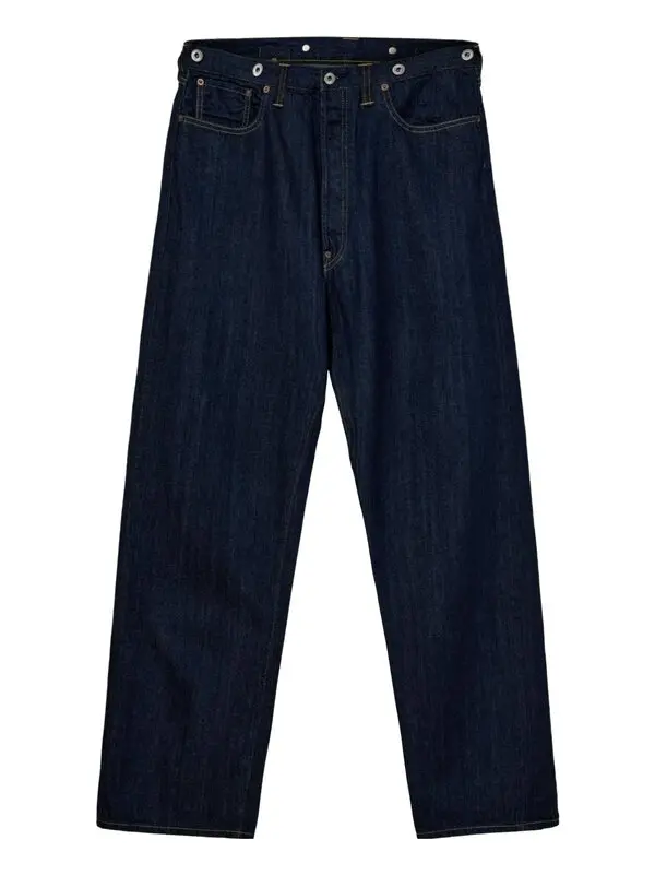 A.PRESSE Washed Wide-leg Jeans - Indigo