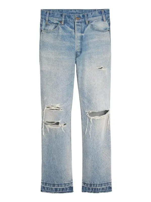 Celine Wesley Jeans In Westside Wash Denim - Blue
