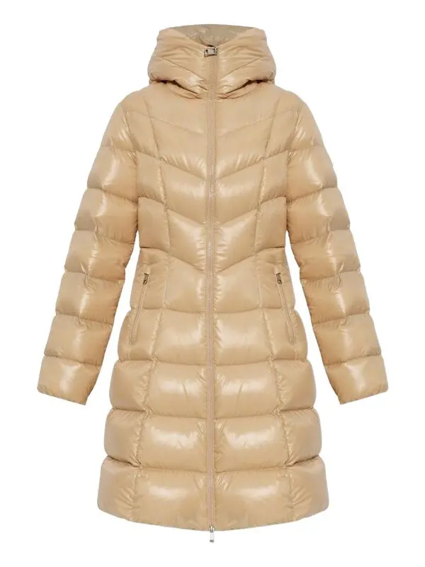 Moncler Marusse Long Down Jacket - Beige