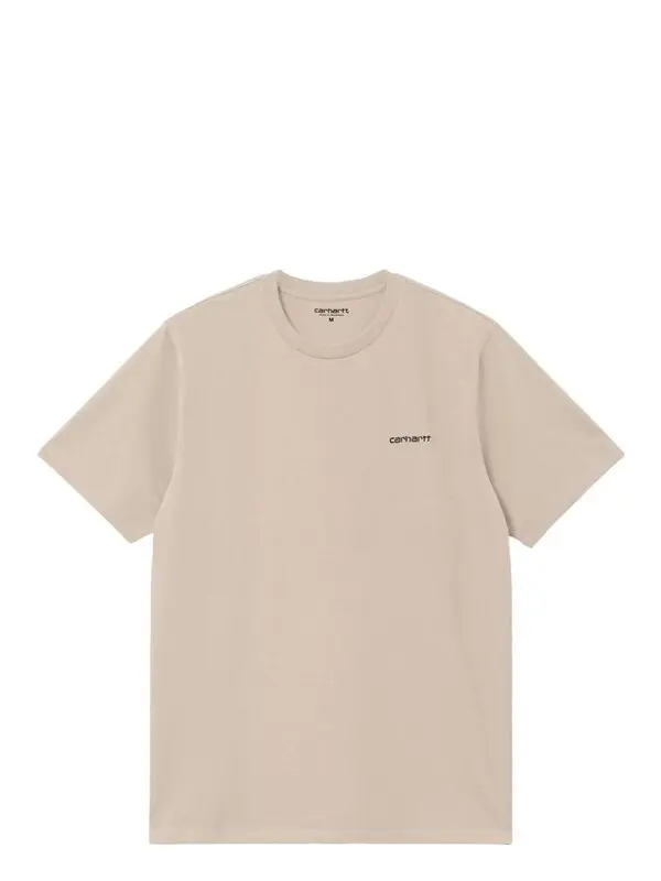 Carhartt Work In Progress Logo Cotton T-shirt - Beige