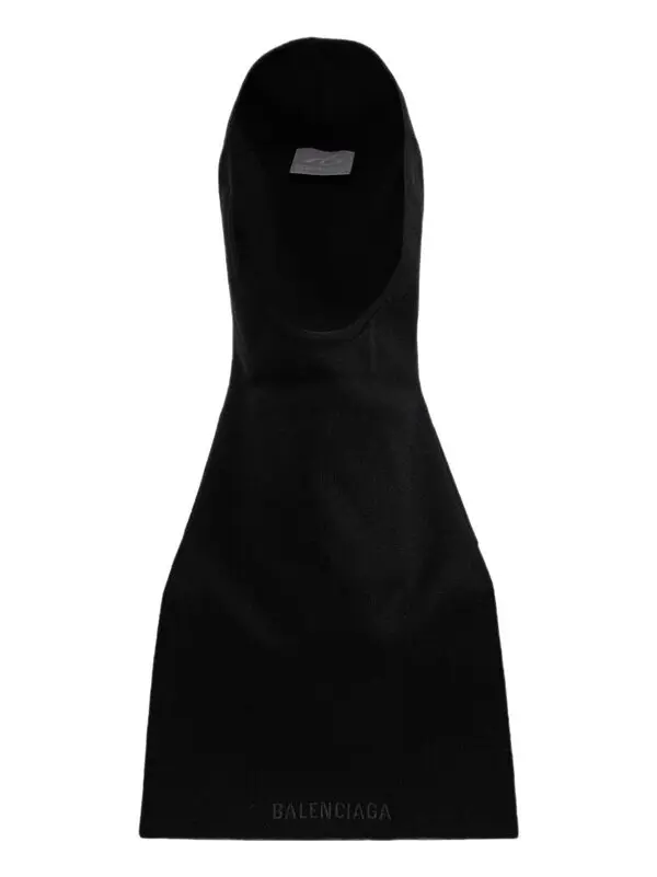 Balenciaga Wool Techwear Hood - Black