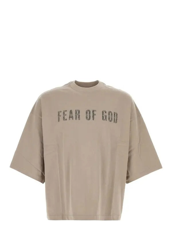 Fear Of God Oversize Cotton T-shirt - Grey