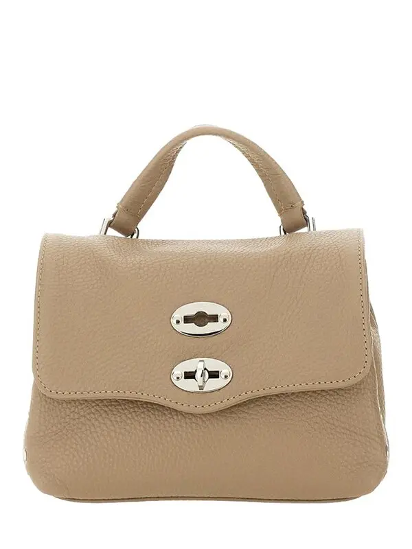 ZANELLATO Postman Baby Leather Handbag - Beige