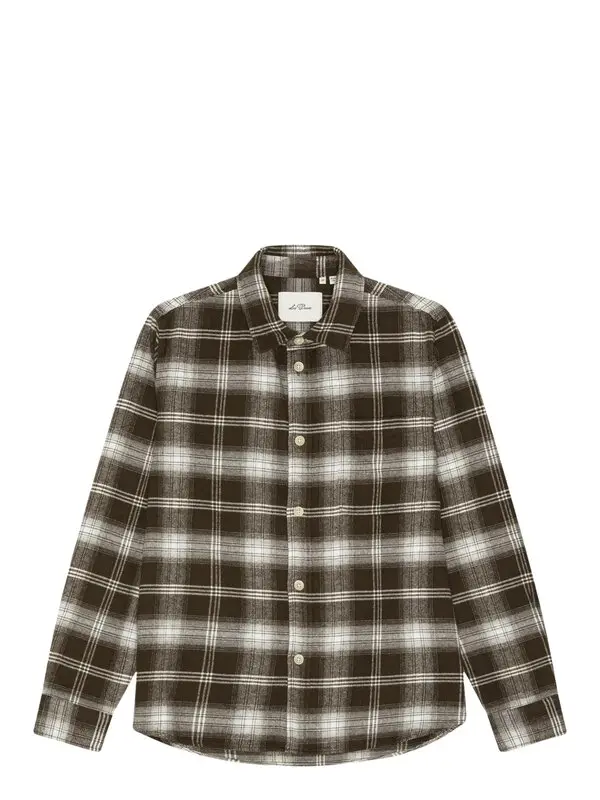 LES DEUX Cotton Shirt - Brown