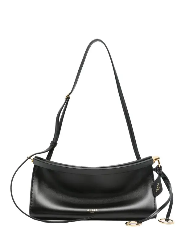 Alaïa Small Leather Shoulder Bag - Black