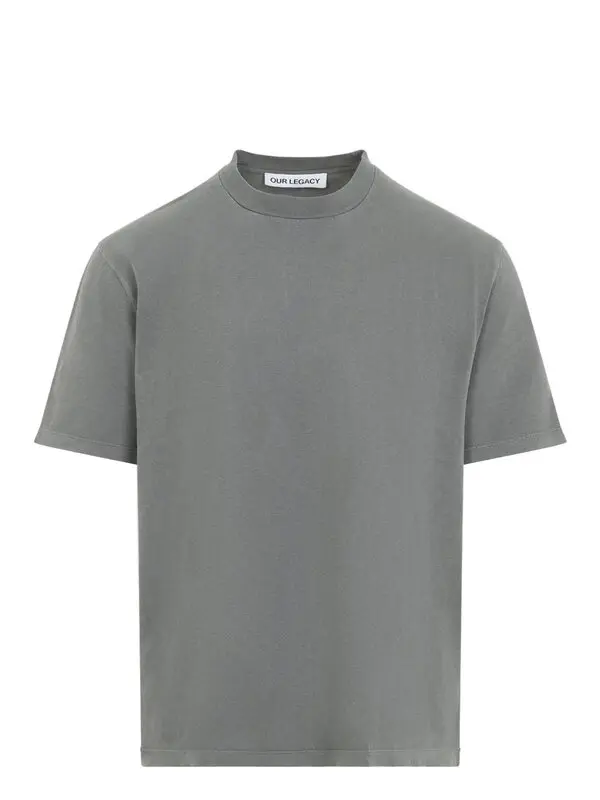 Our Legacy Box T-shirt In Organic Cotton - Green