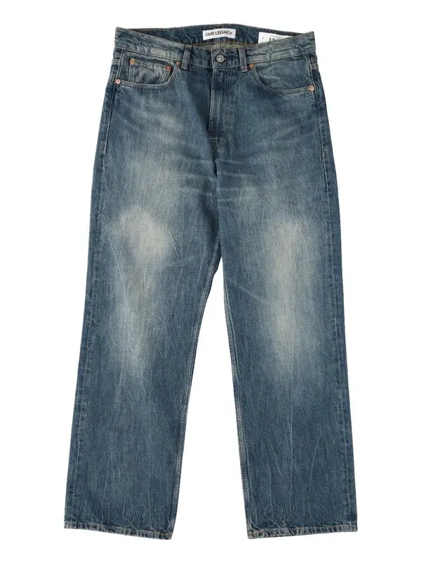 Our Legacy Relaxed Straight Jeans - Blue