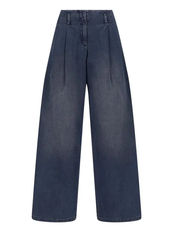 GOLDEN GOOSE High-rise Wide-leg Jeans - Blue