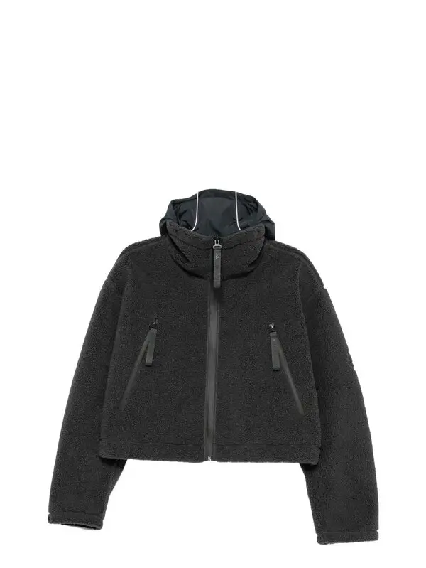 Adidas By Stella McCartney Zipped Fleece Hoodie - Black