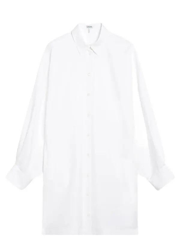 Loewe Cotton Shirtdress - White
