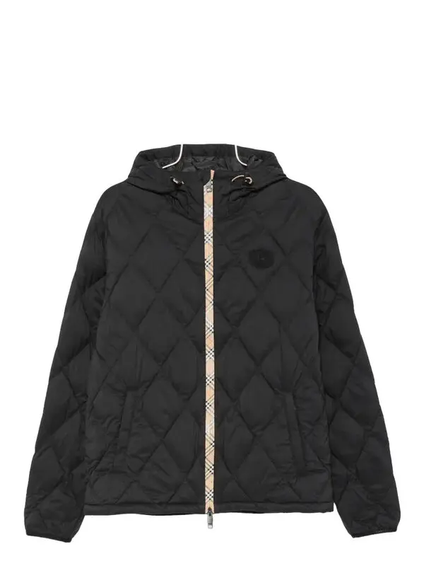 Burberry Polyamide Hooded Rider Jacket - Nero