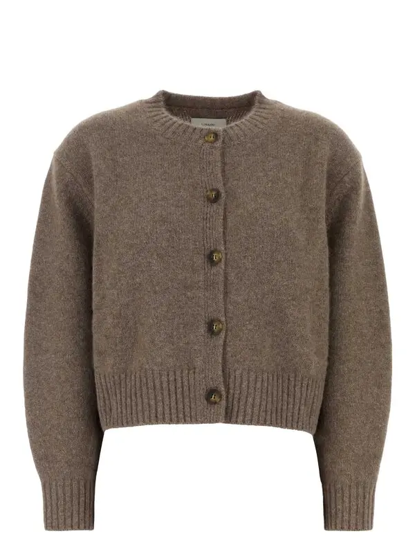 Loulou De Saison Mud Wool Blend Cardigan - Brown