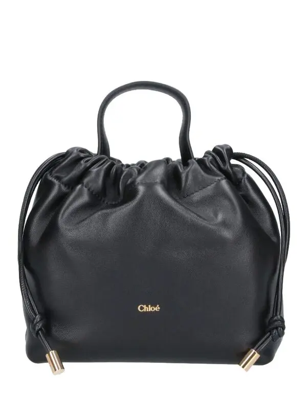 Chloé Drawstring Top-handle Bag - Black