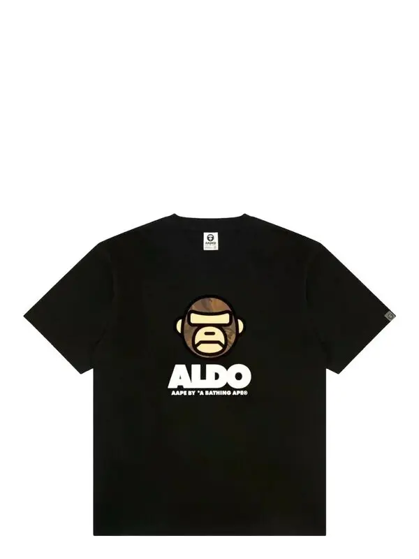 AAPE BY *A BATHING APE Aldo Moonface T-shirt - Black