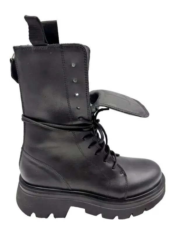 PATRIZIA BONFANTI Lace-up Ankle Boots - Black