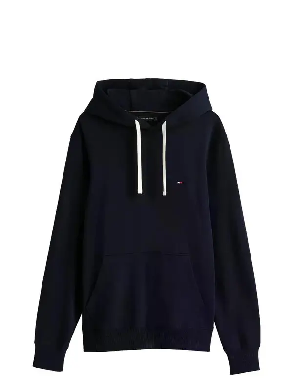 Tommy Hilfiger Embroidered Cotton Hoodie - Blue