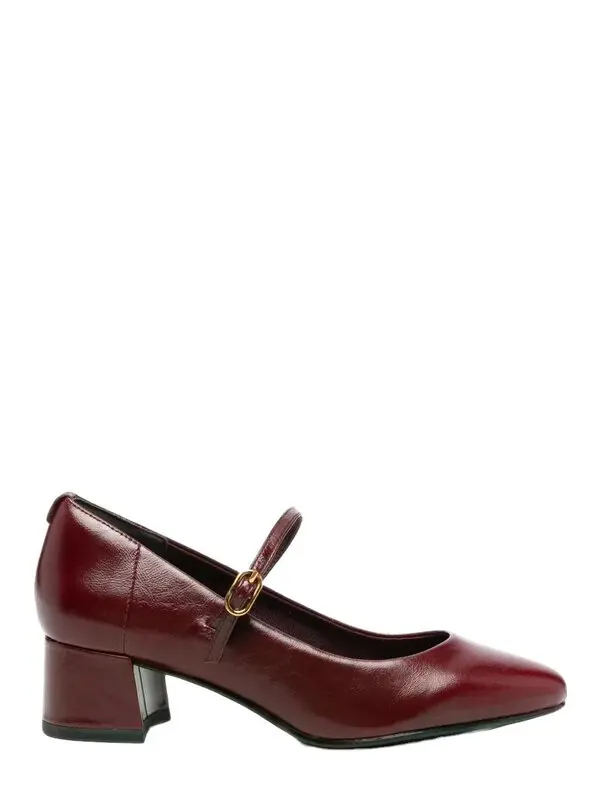 TAMARIS Buckle-strap Block-heel Pumps - Red