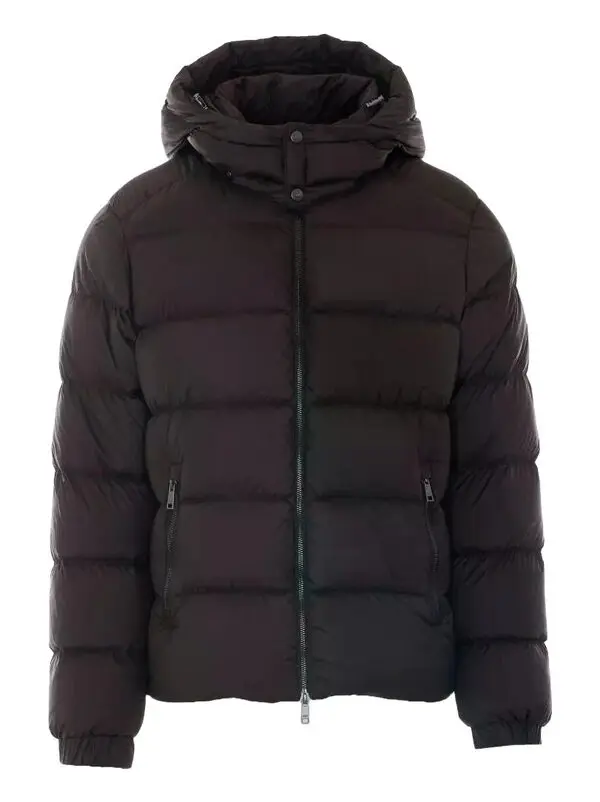 Add Hooded Padded Jacket - Brown