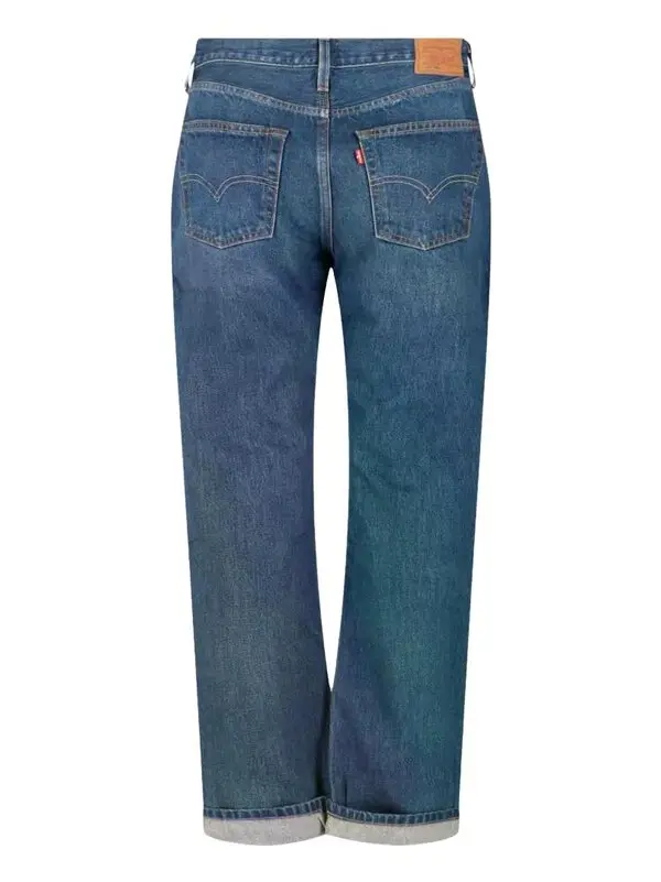 LEVI'S Selvedge Straight Leg Jeans - Blue