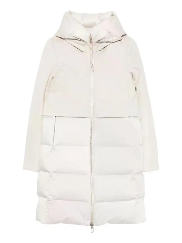 DUNO Ballon Hooded Padded Coat - Neutrals