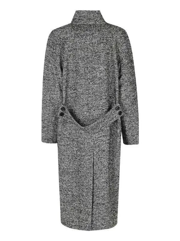 Dolce & Gabbana Double-breasted Melange Coat - Grey