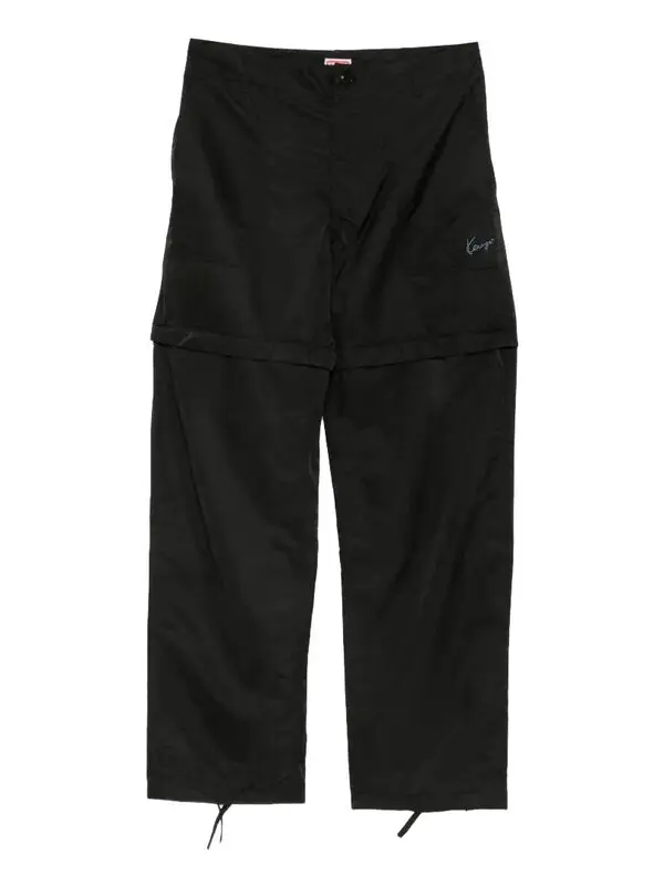 Kenzo Detachable Panel Cargo Pants - Black