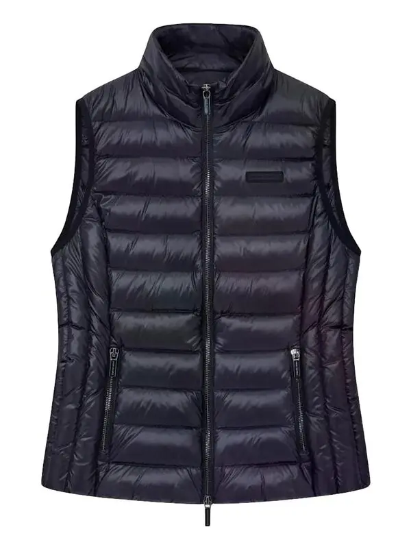 Armani Exchange Quilted Padded Gilet - Black