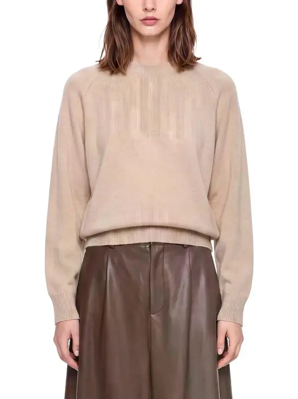 Brunello Cucinelli Fine Knit Raglan Sleeve Sweater - Neutrals