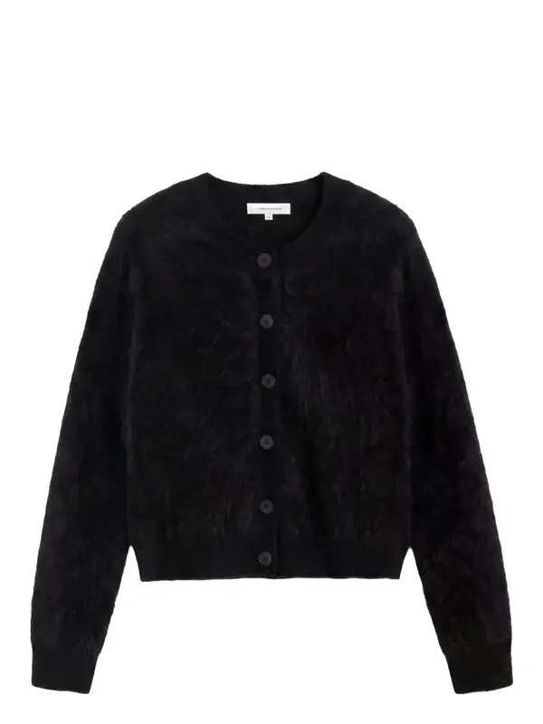 Chinti & Parker Brushed Cashmere Cardigan - Black