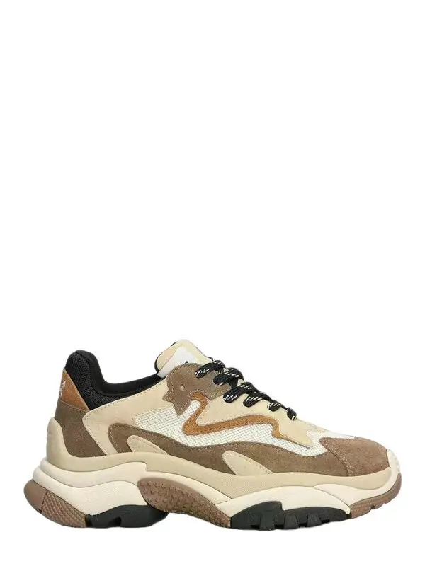 Ash Addict Panelled Chunky Sneakers - Brown