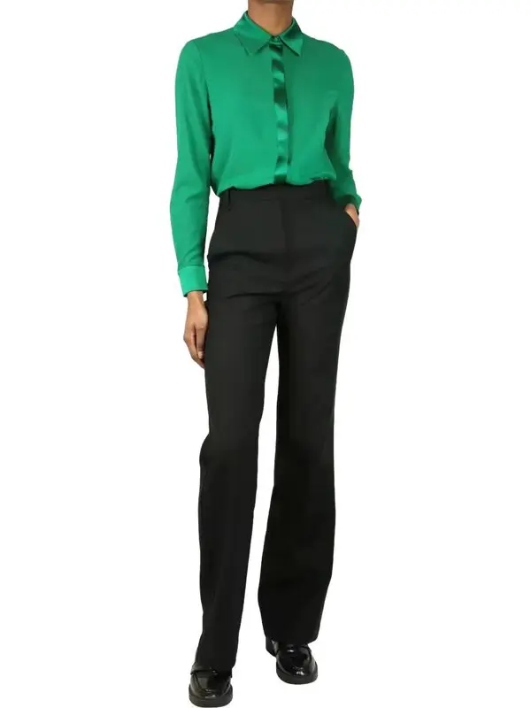 Camilla And Marc High-waisted Straight-leg Trousers - Black
