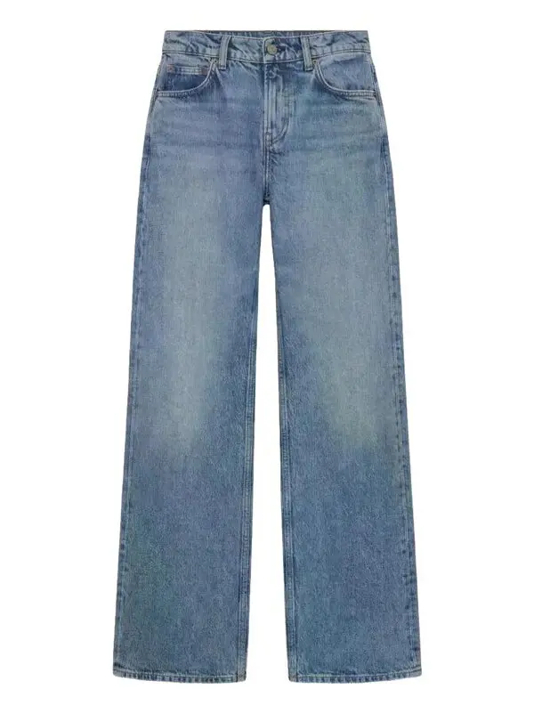 REFORMATION Cary Wide-leg Jeans - Blue