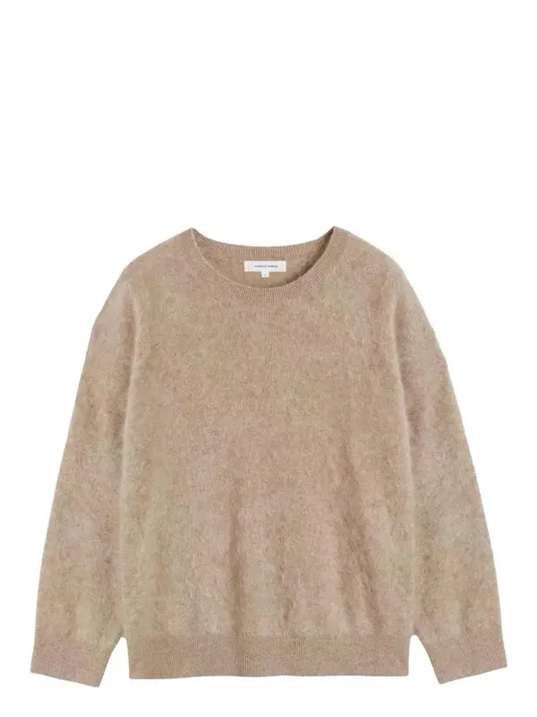 Chinti & Parker Brushed Cashmere Crew Neck Sweater - Brown