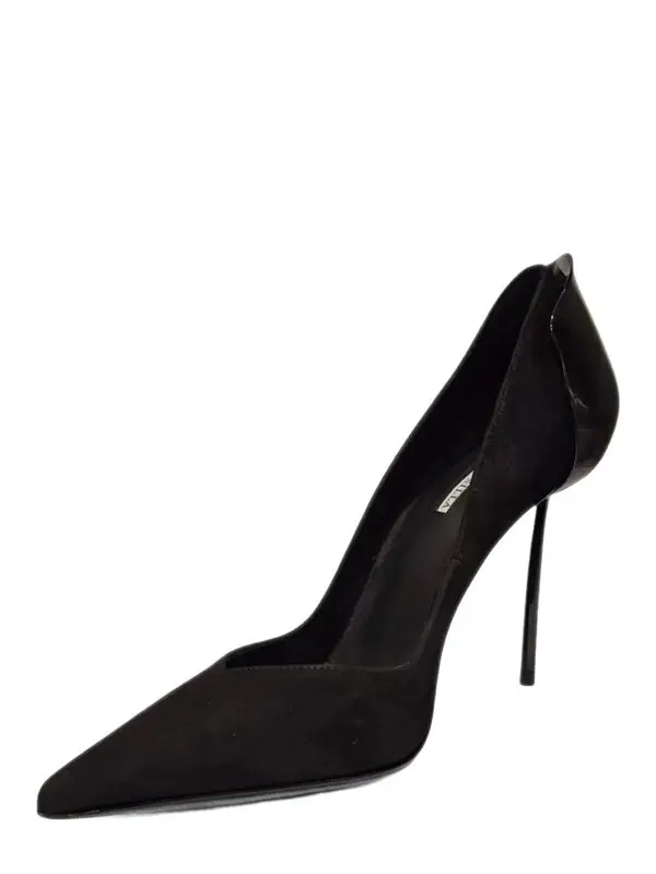 LE SILLA Petalo Pointed-toe Pumps - Black